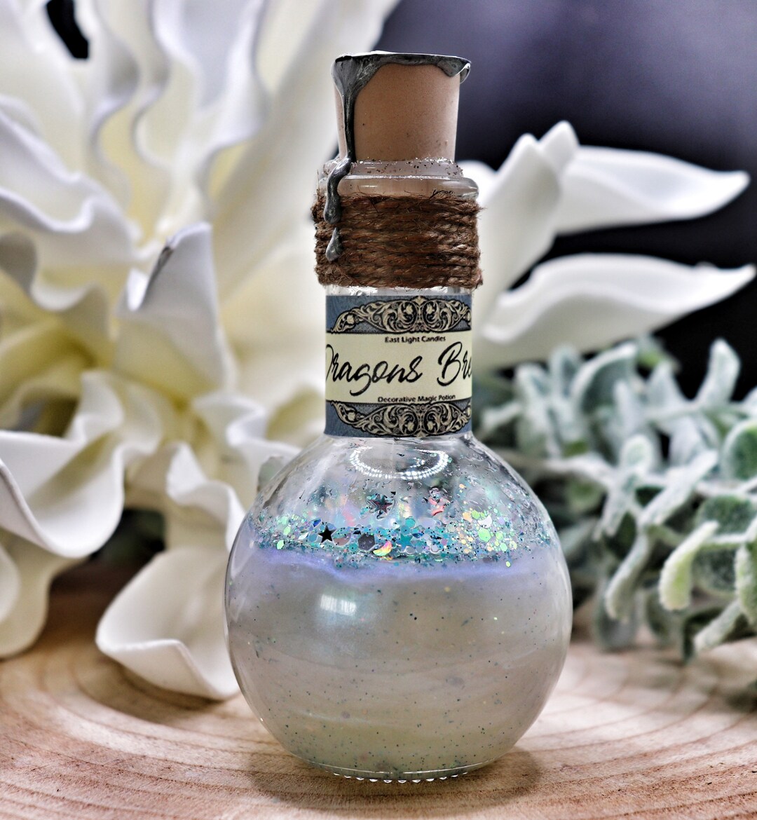 Dragon's Breath | Handmade Decorative Magic Potion – Magic Bottle | Fantasy Decoration, LARP ...