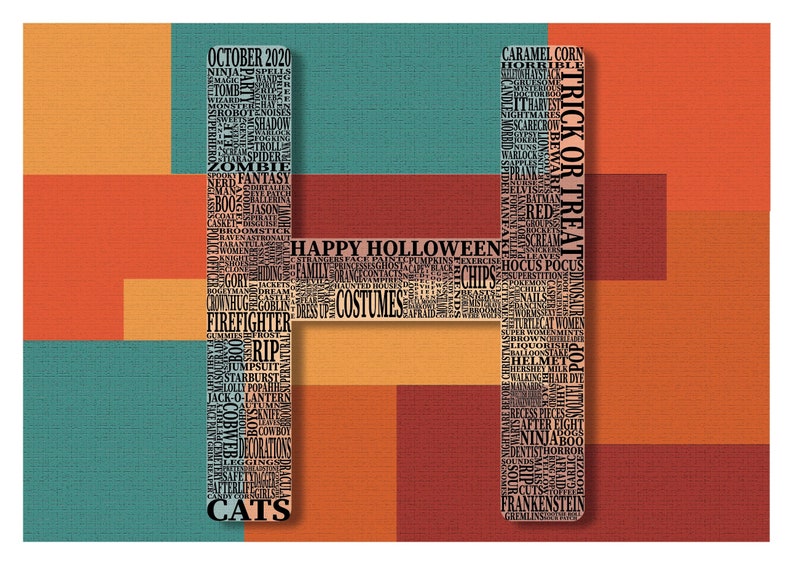 Custom Word Art Personalized Print Shaped Word Print | Etsy