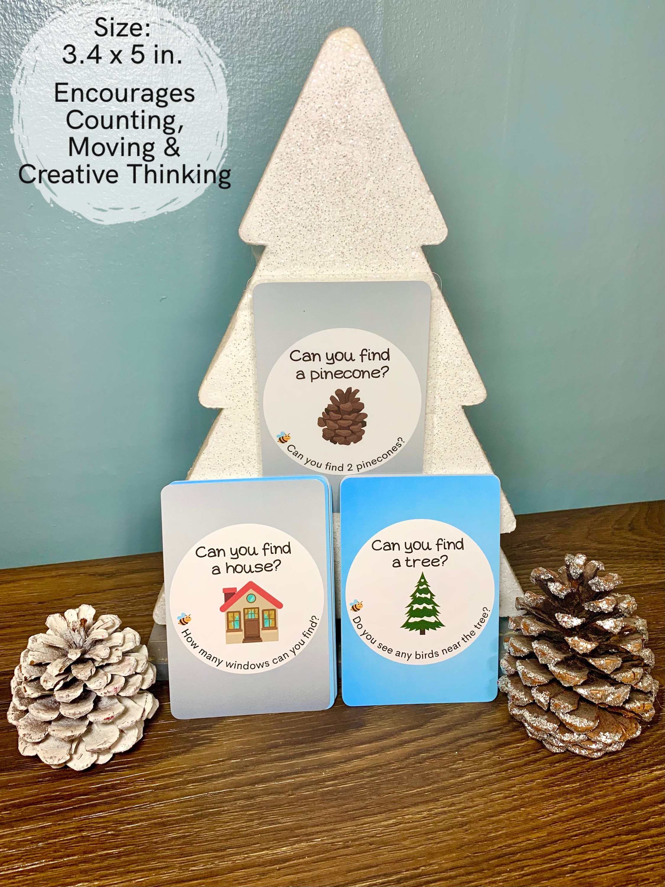 Winter Scavenger Hunt, Printable Kids Winter Card Game, Toddler Fun ...