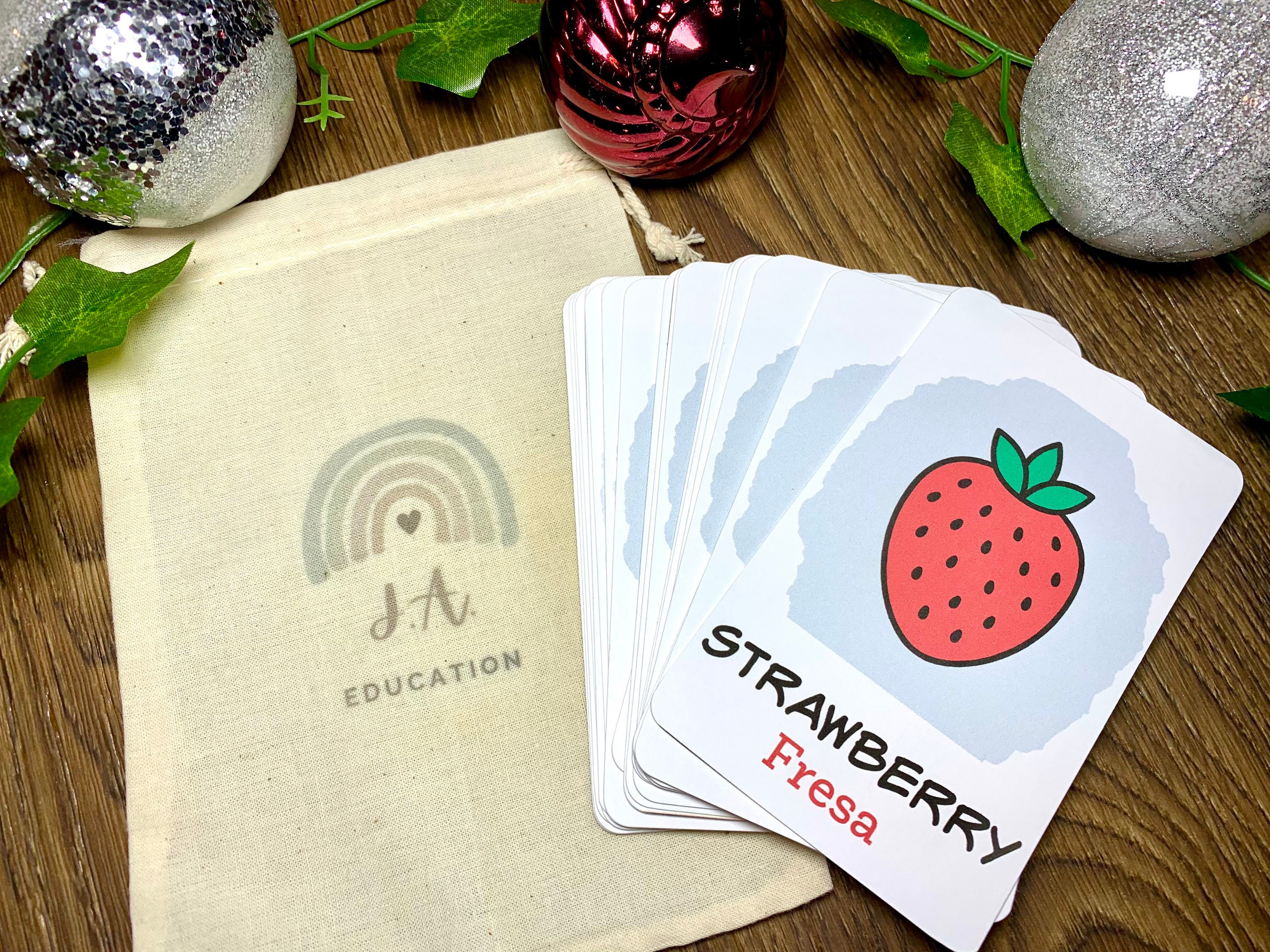 Spanish Printable Montessori Flashcards, Toddler Kids Learning Spanish ...