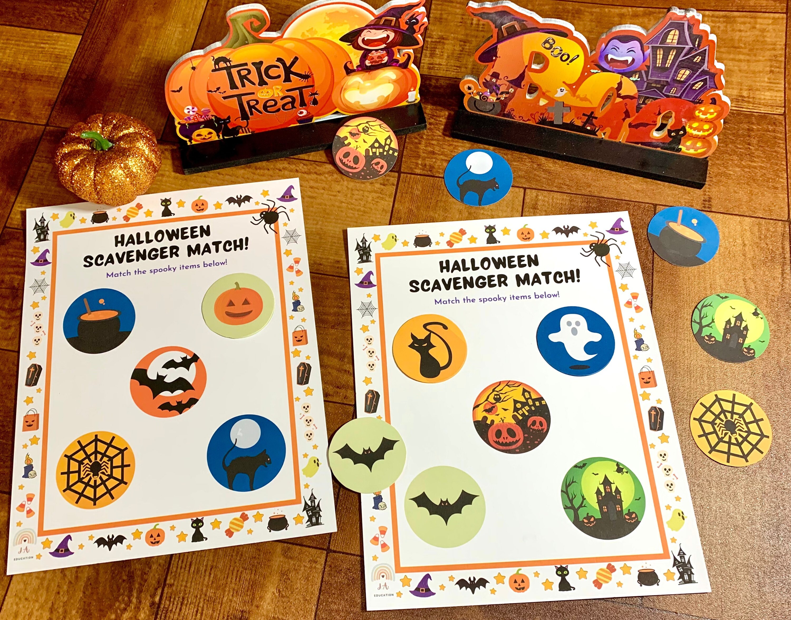 Halloween Scavenger Hunt Printable Games Indoor Outdoor - Etsy