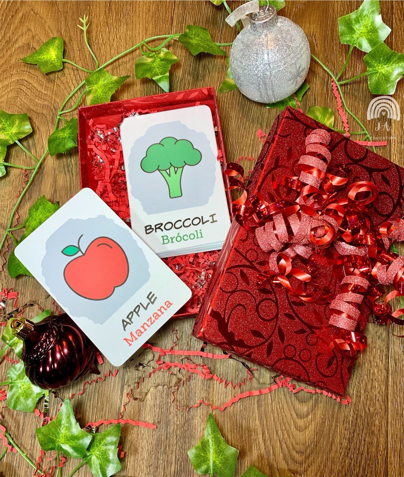 Spanish Printable Montessori Flashcards, Toddler Kids Learning Spanish ...