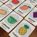 Spanish Printable Montessori Flashcards, Toddler Kids Learning Spanish ...