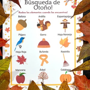 Spanish Halloween Scavenger Hunt, Fall Scavenger Hunt, Toddler ...