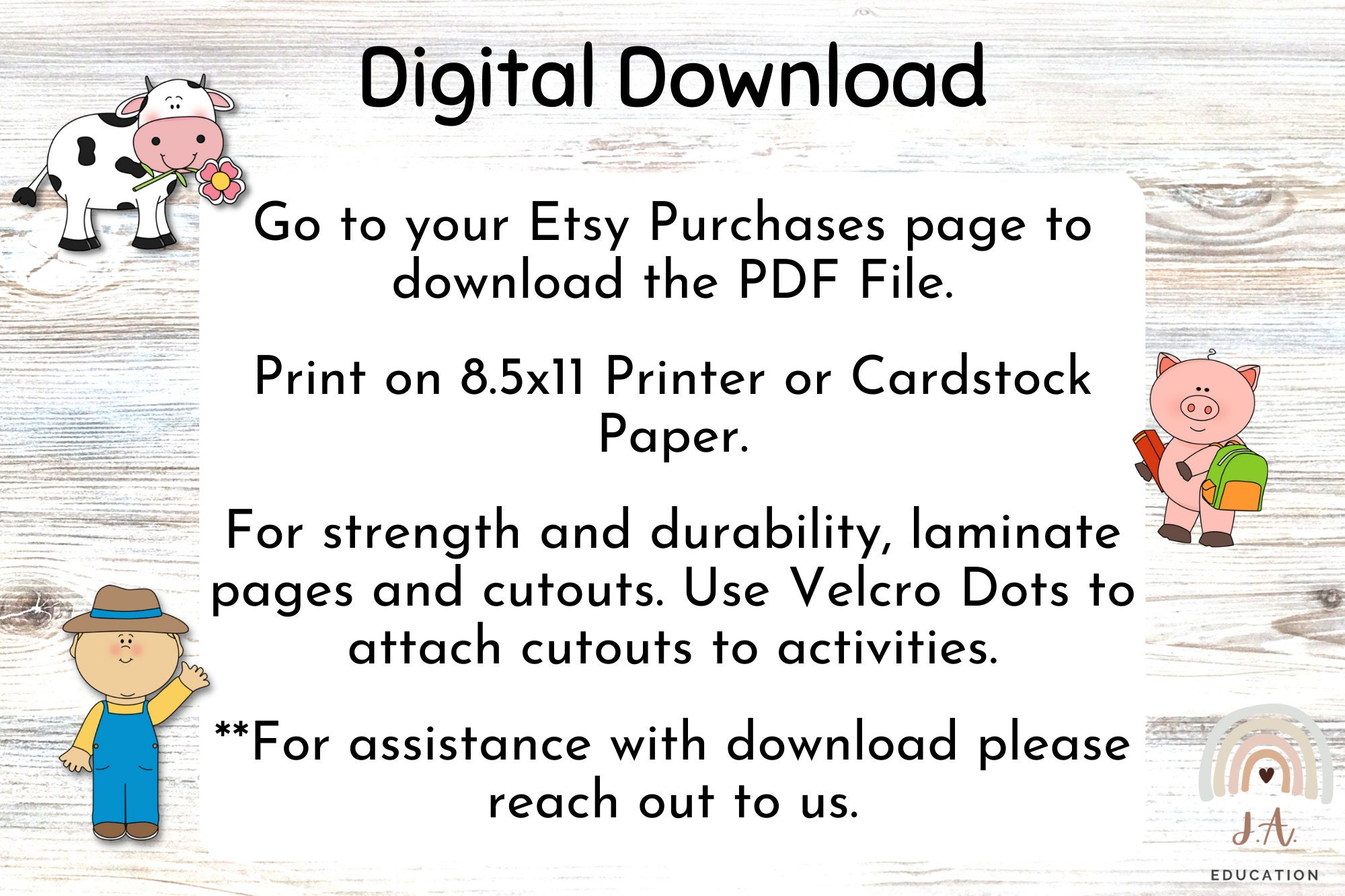 Personalized Farm Busy Book, Printable Toddler Preschool Learning ...