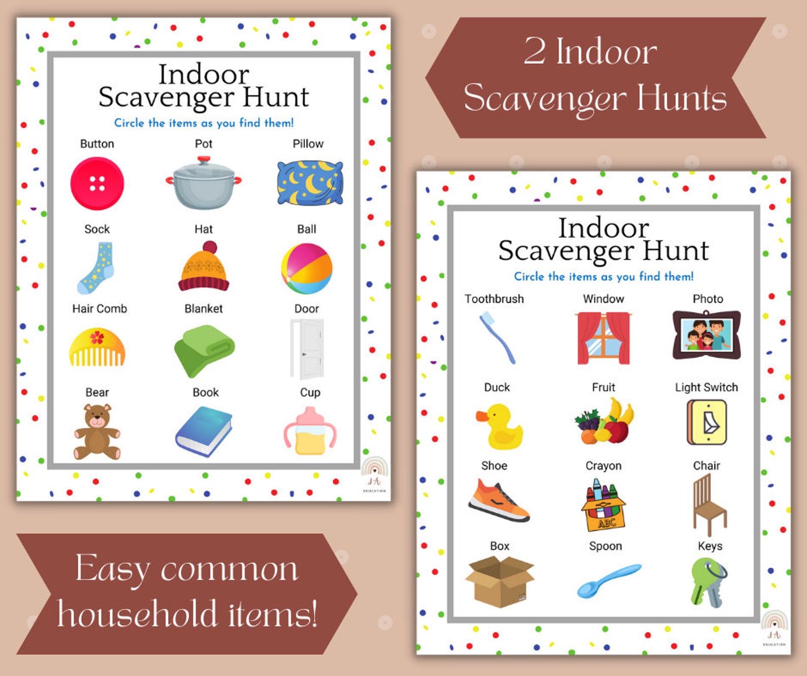 Scavenger Hunt, Christmas Scavenger, Winter Scavenger, Fall Scavenger ...