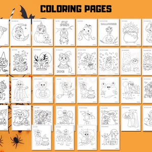 Halloween Activity Book, Printable Kids Games, Toddler Busy Book ...