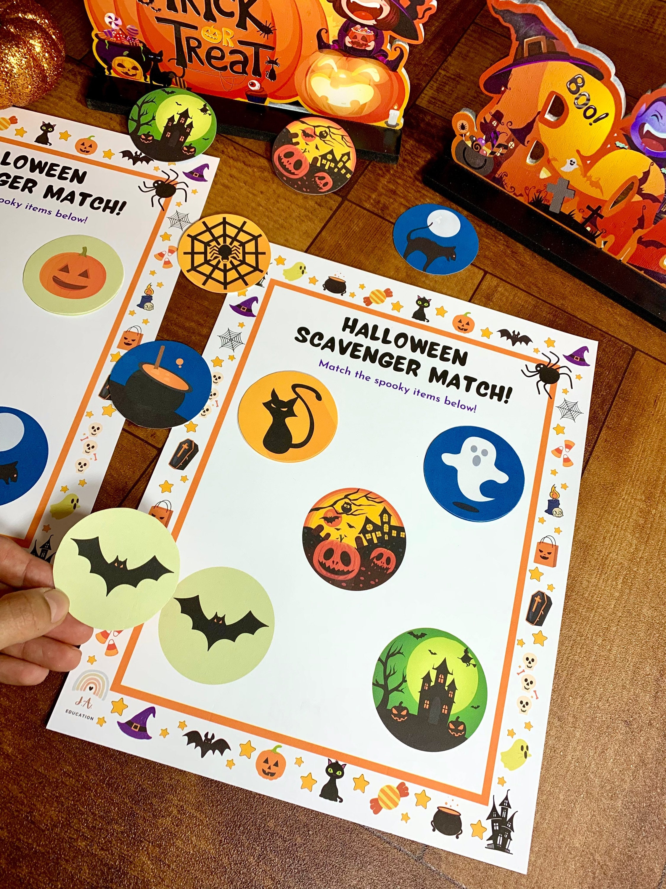 Halloween Scavenger Hunt Printable Games Indoor Outdoor - Etsy