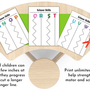 Dinosaur Scissor Skills Printable Activities, Preschool and Toddler ...