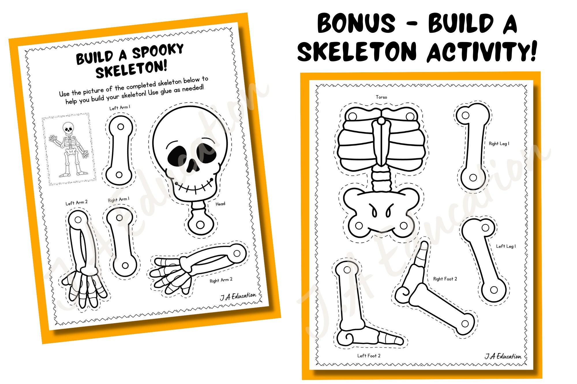 Halloween Activity Book, Printable Kids Games, Toddler Busy Book ...