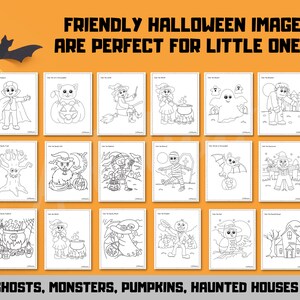 Halloween Activity Book, Printable Kids Games, Toddler Busy Book ...