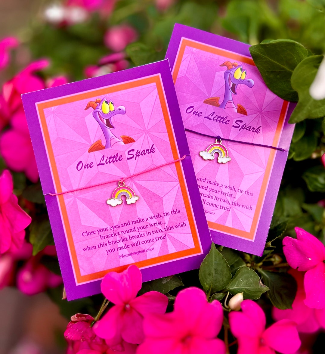 Figment of Imagination Disney Friendship Charm Bracelet - Etsy