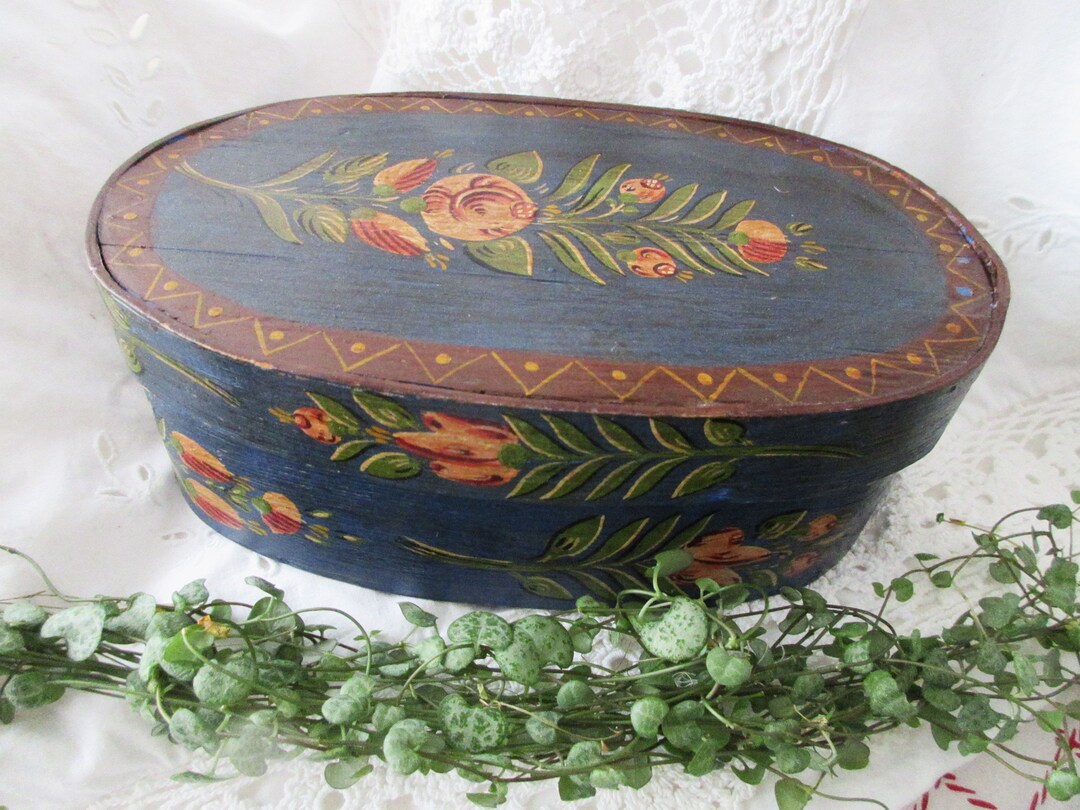 Antique Chip Box Handmade Country House Farm Country Farm Farmhouse ...