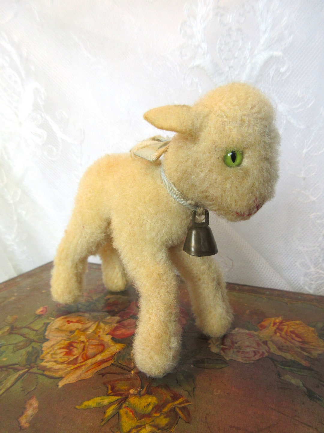 Steiff Lamby Cute Little Lamb Vintage Baby Lamb Plush Toy Stuffed Toy ...