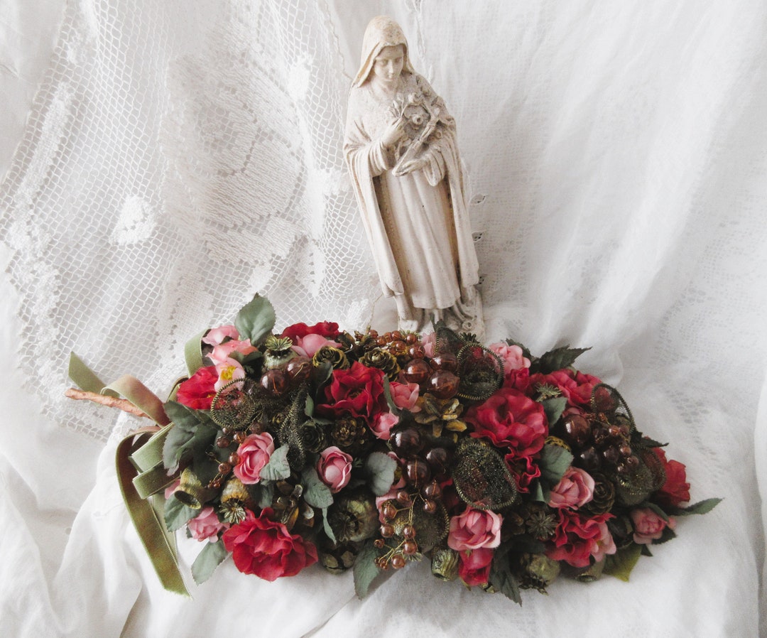 Altar Bouquet SET Home Altar Sacred Decoration Floral Arrangement ...