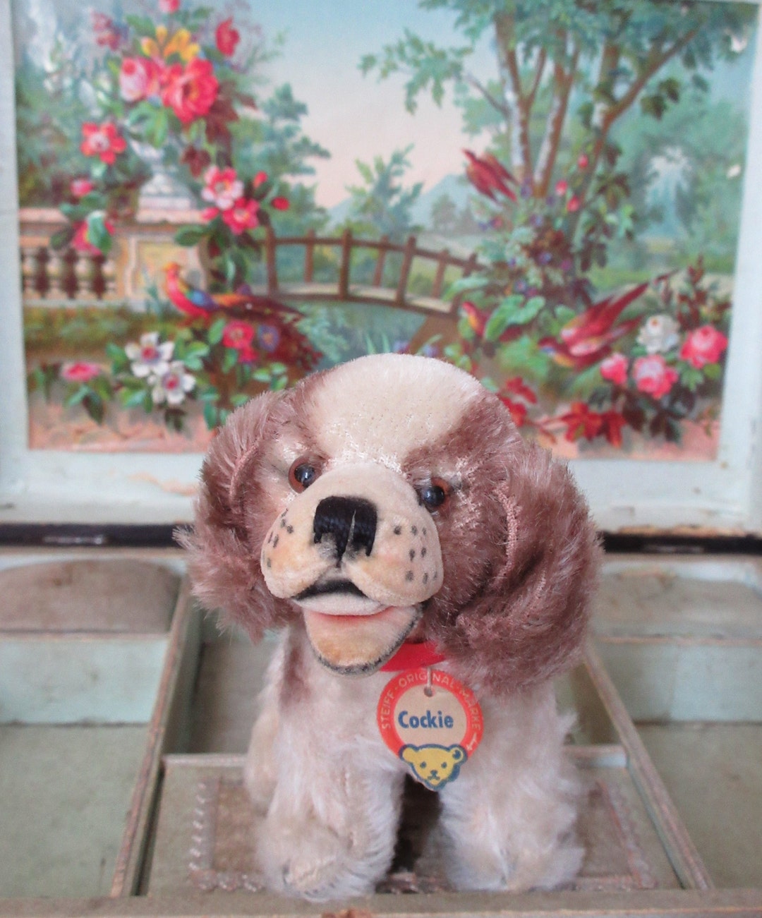 Vintage Cockie Steiff Small Plush Dog Plush Toy Collector Doll ...
