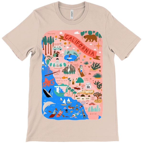 Womens Map Shirt - Etsy UK