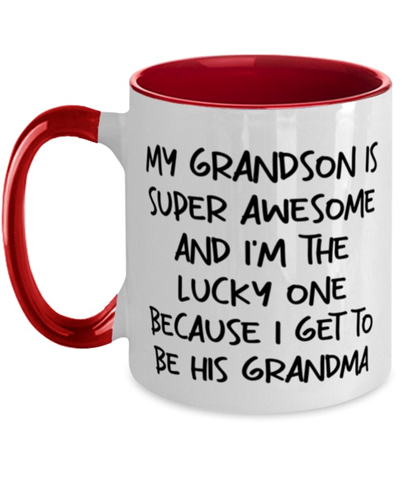 Cute Grandson Gifts, My Grandson is Super Awesome and I'm The, Birthday ...
