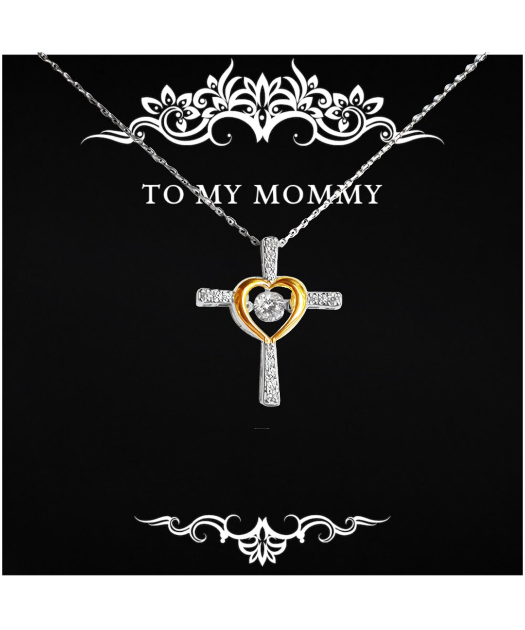 There's No Such Thing as A Mommy Who Has It. Cross Dancing Necklace ...