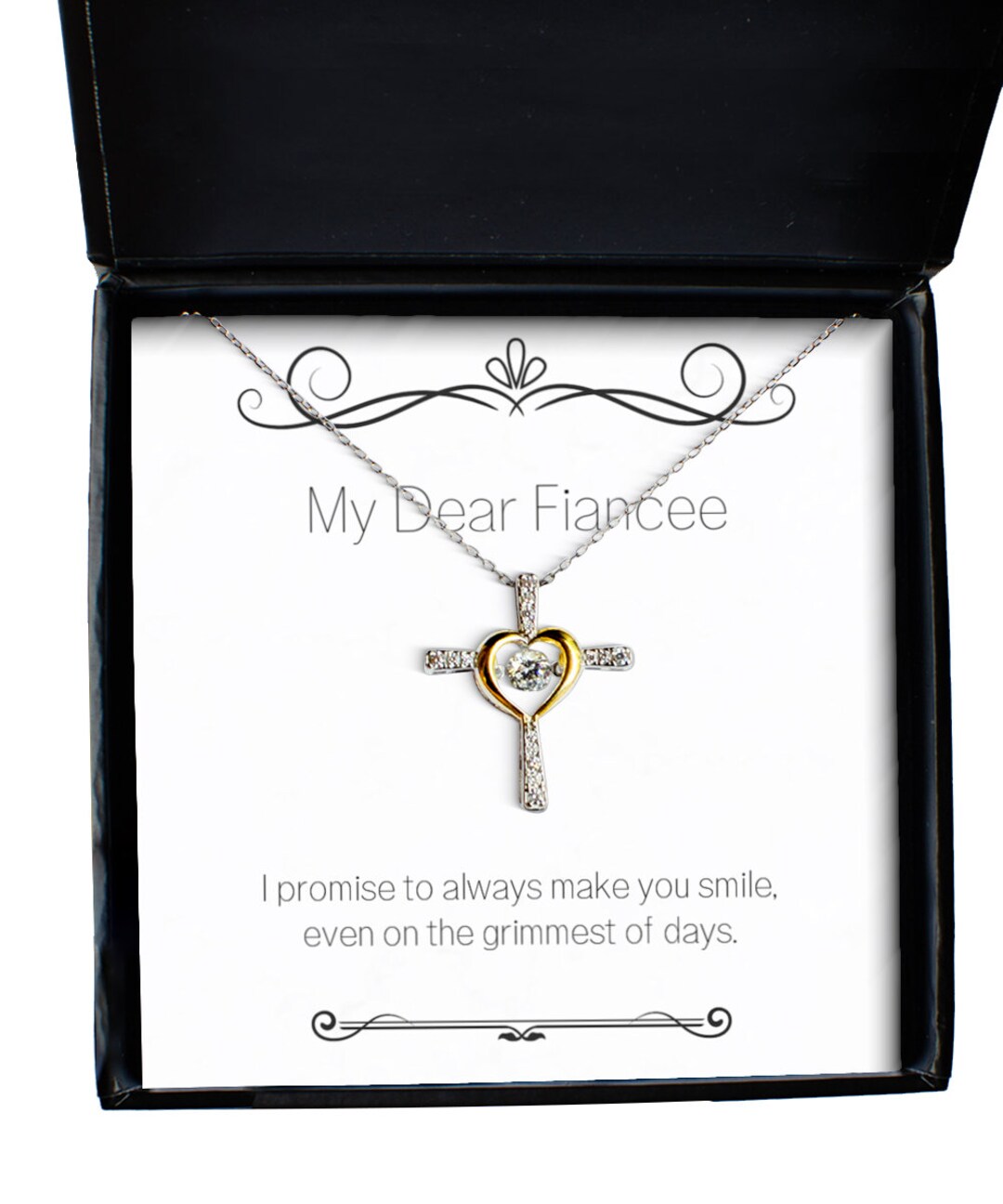 Cute Fiancee Gifts, I Promise to Always Make You Smile, Even on the ...