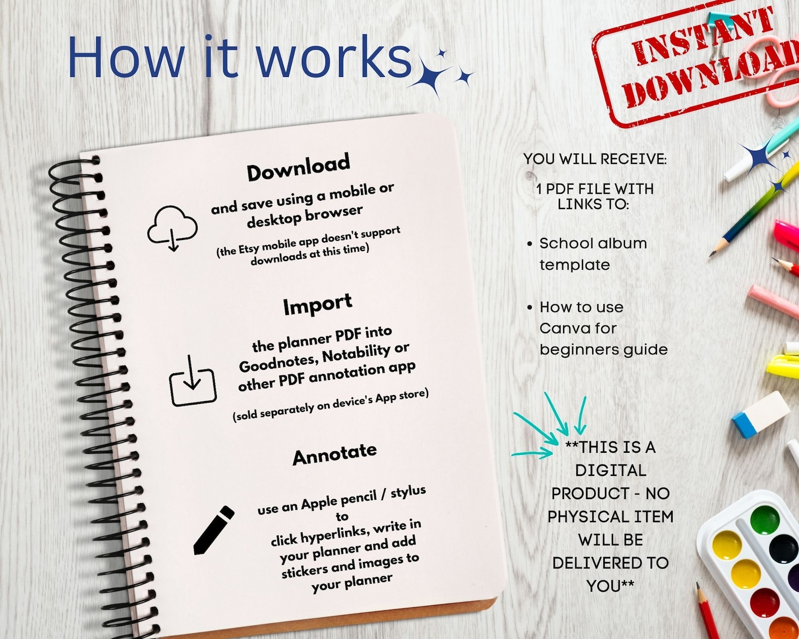 Editable School Album Canva Template Customizable Yearbook Design Back ...