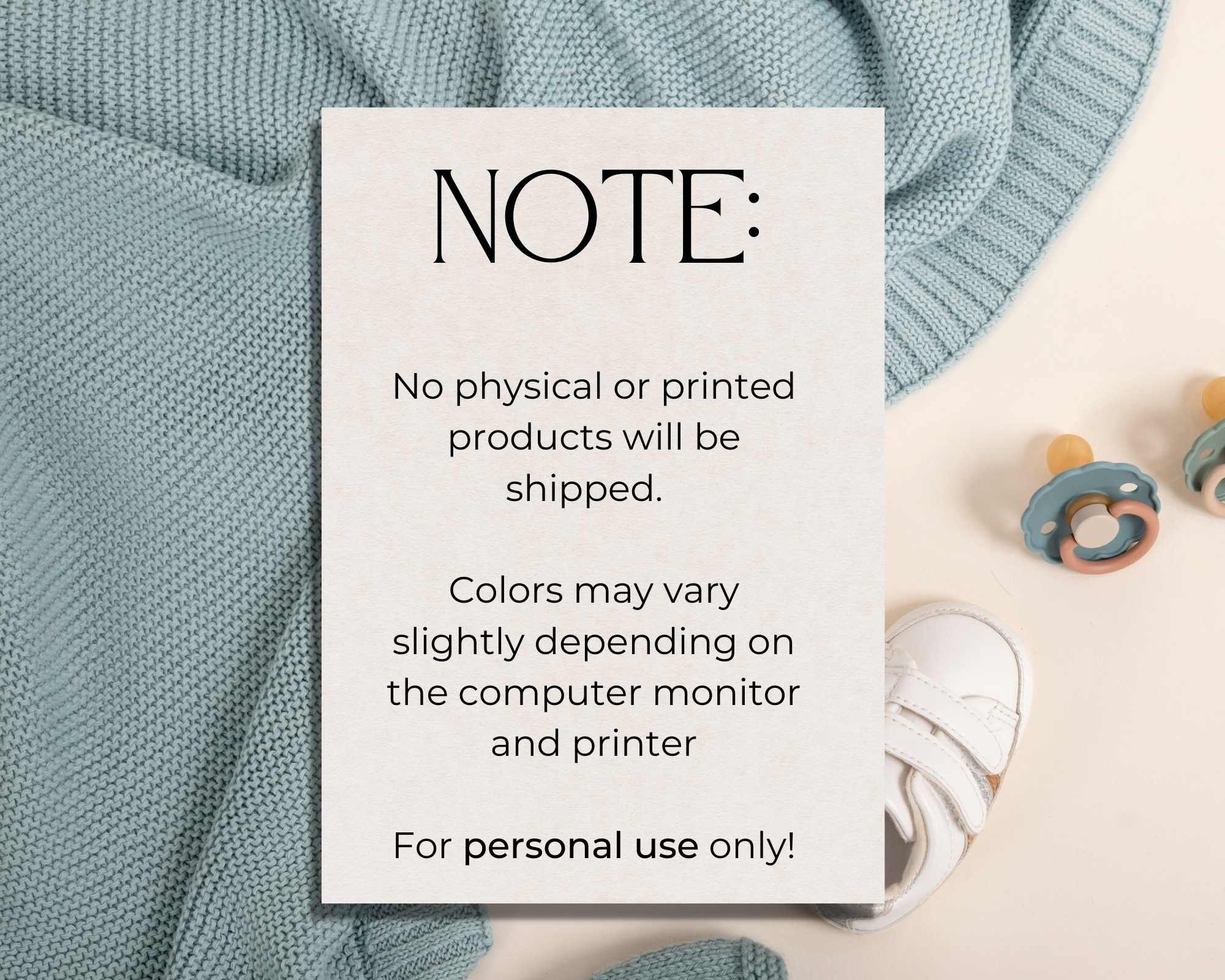 Baby First Year Journal Minimalist Digital Baby Journal Milestones ...