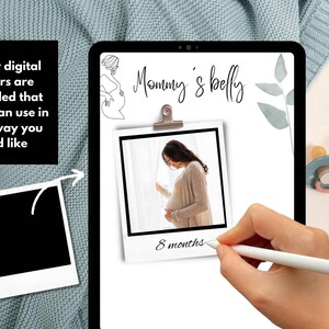 Baby First Year Journal Minimalist Digital Baby Journal Milestones ...