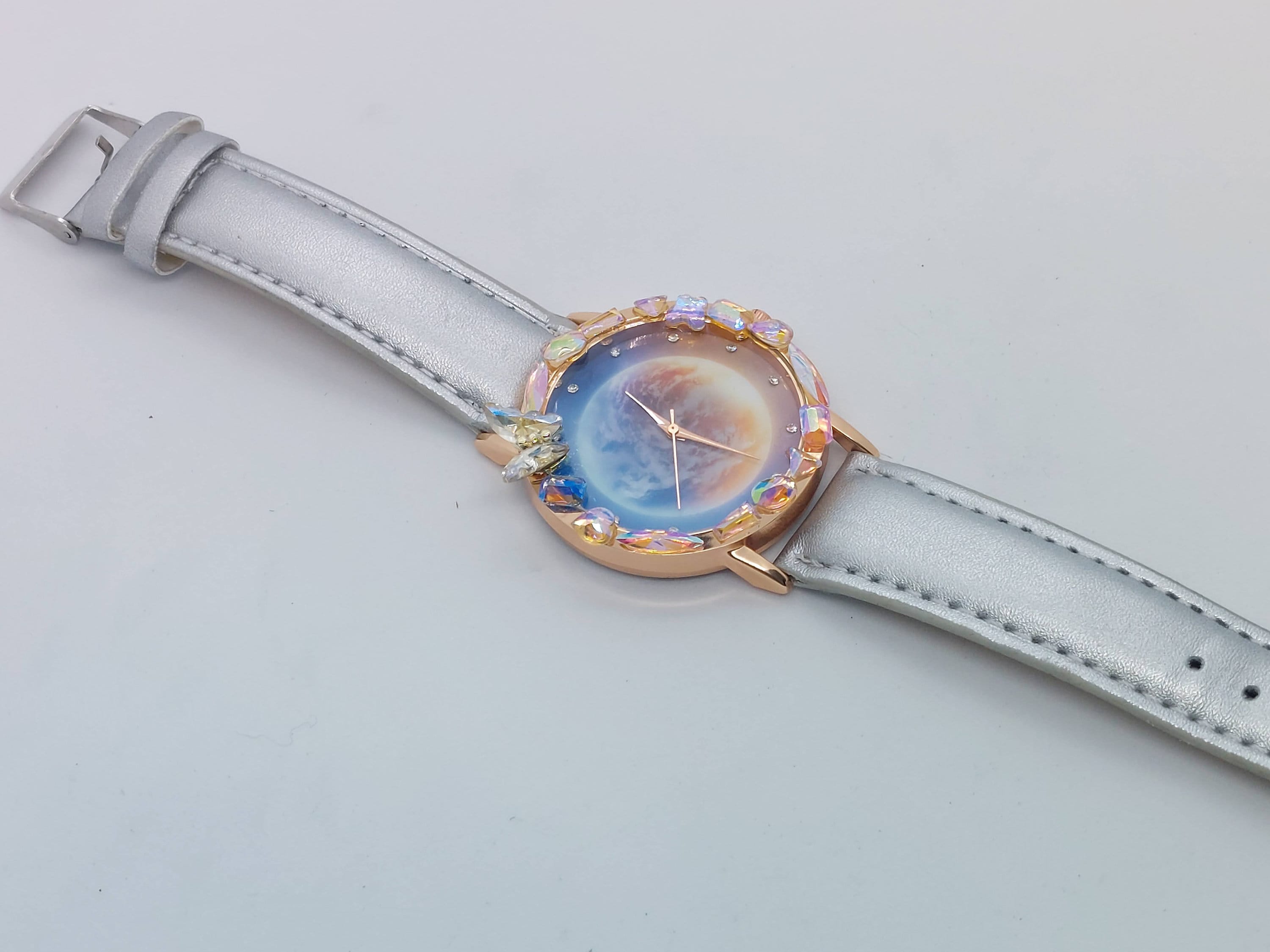 Watches, Woman Watch, Feminine Wristwatch Style, Galaxy and Planets ...