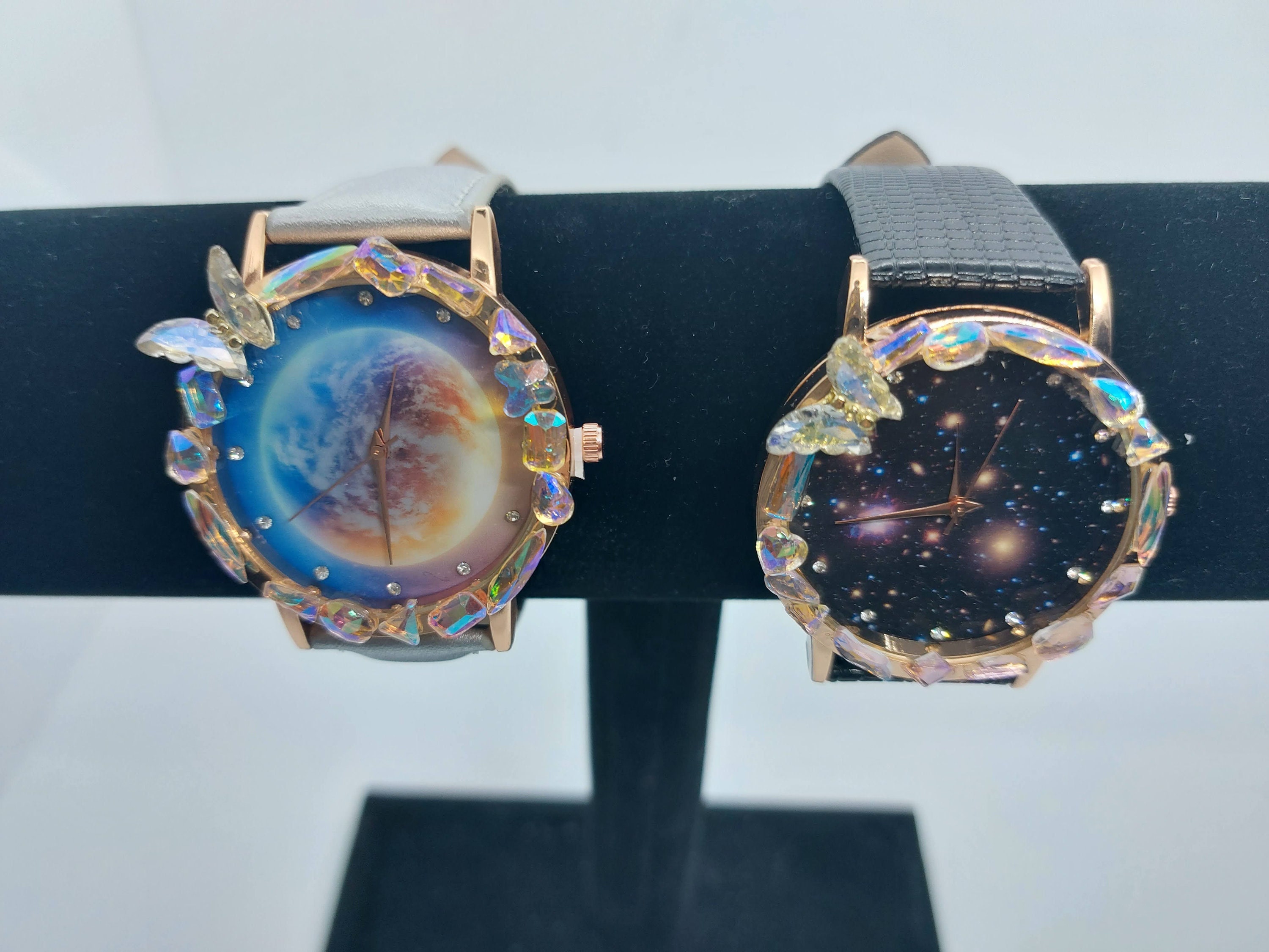 Watches, Woman Watch, Feminine Wristwatch Style, Galaxy and Planets ...