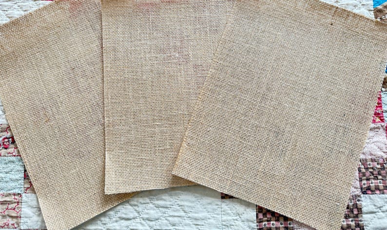 Laminated Printable Burlap Letter Size Sheets From Natural Jute 8 1/2 ...