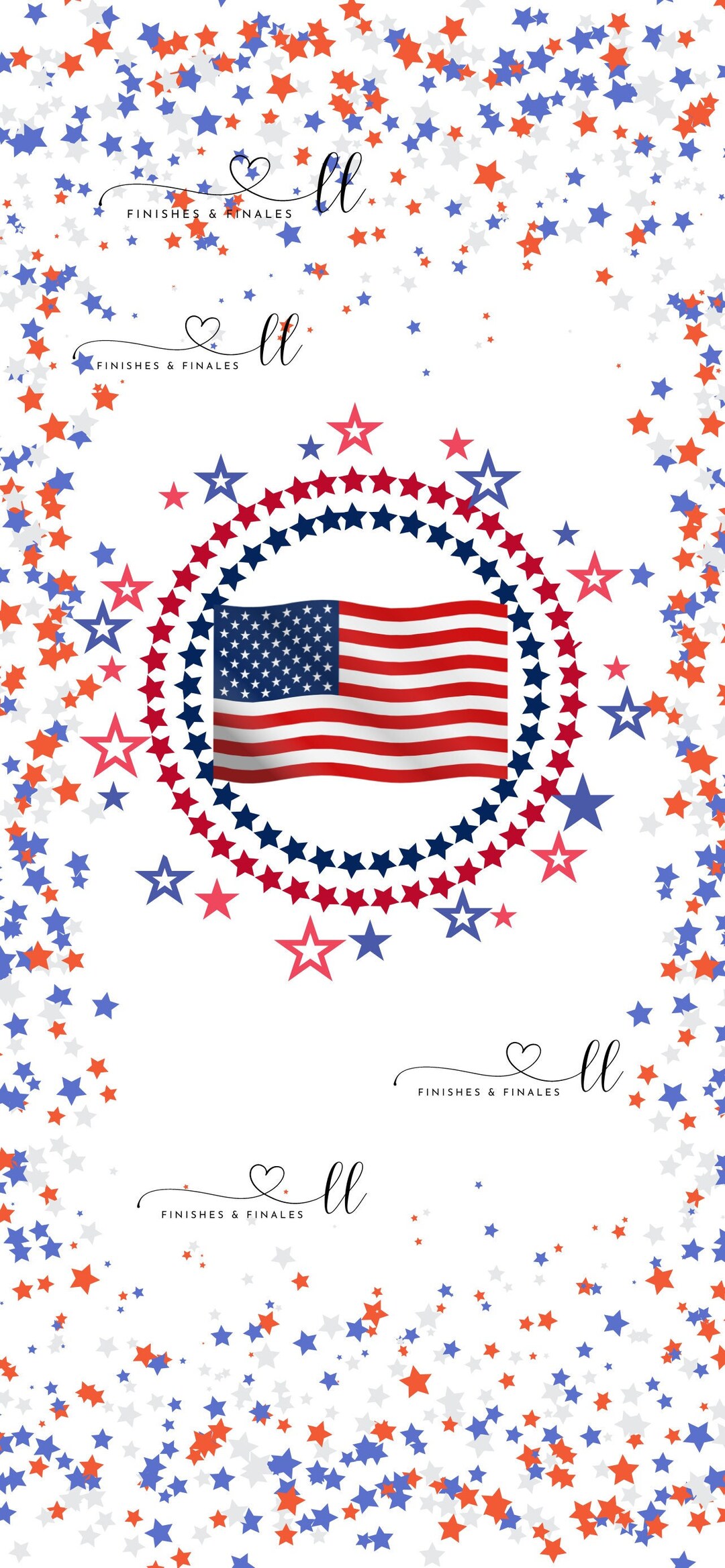 IPhone Fourth of July July 4th Wallpaper Red White and Blue With Stars ...