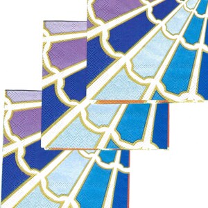 Rainbow Color Wheel Art Deco Decoupage Napkins Includes Three ...