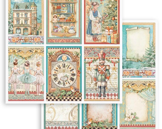 Stamperia Christmas Scrapbooking Double Faced Sheet 12" X 12" NEW ...