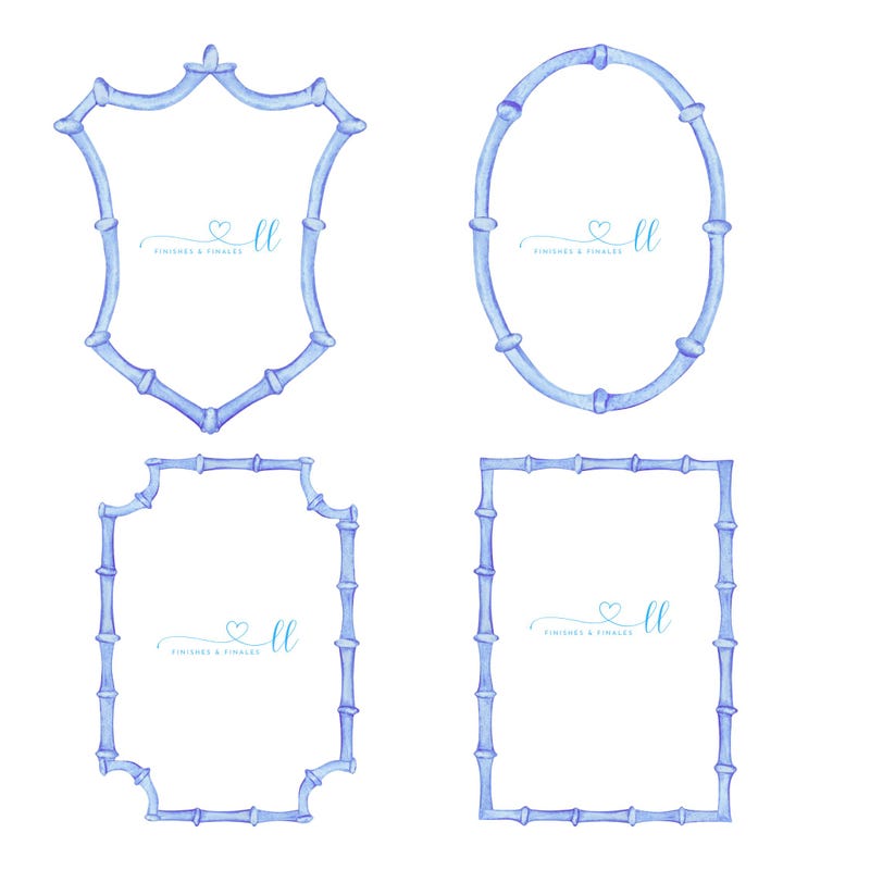 Bamboo Frame Template - Etsy