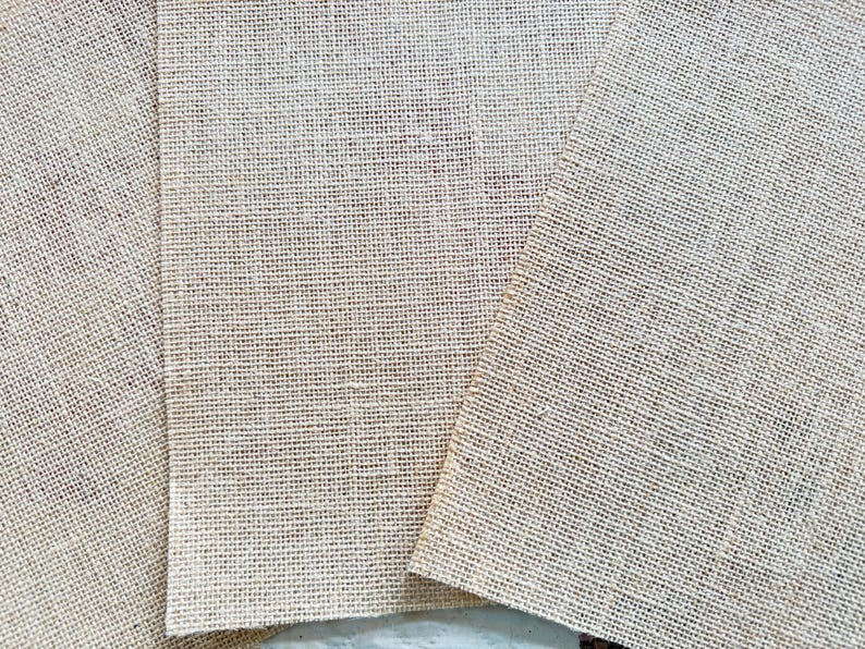 Laminated Printable Burlap Letter Size Sheets From Natural Jute 8 1/2 ...