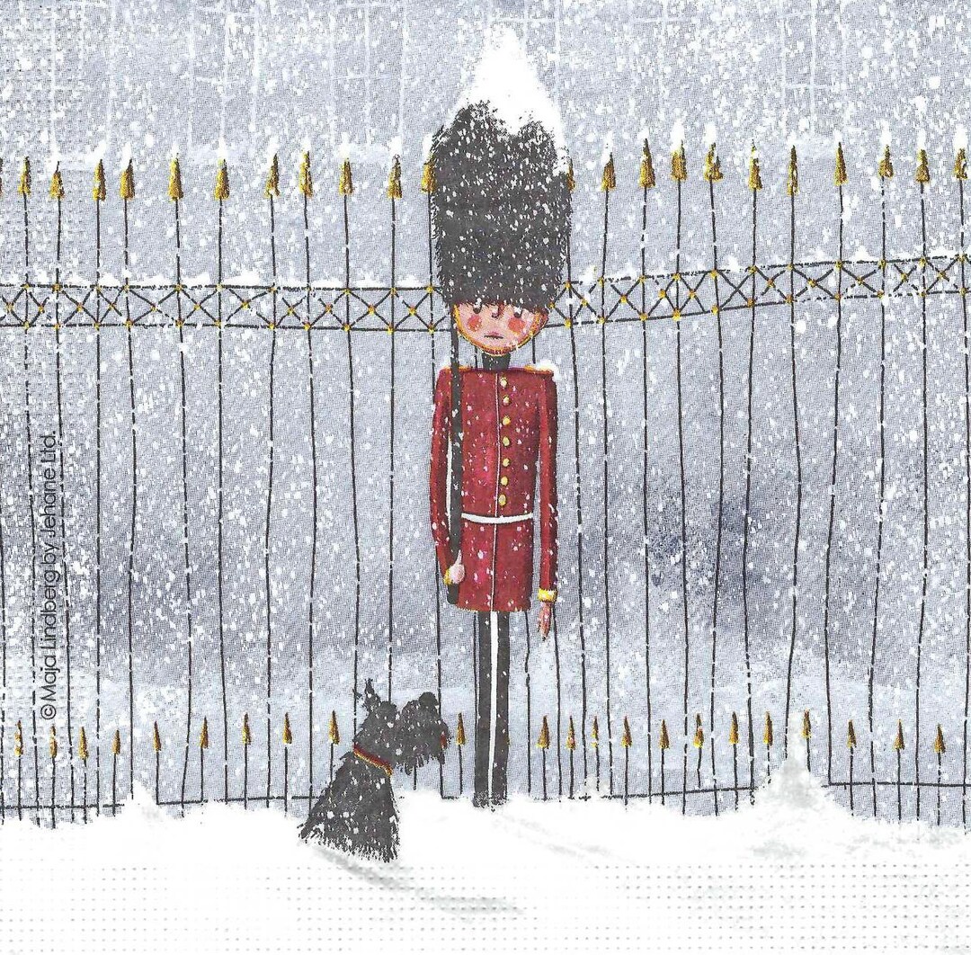 Queens Guard and Scottie Dog Decoupage Napkins, Beefeater and Scottish ...