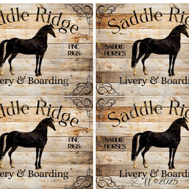 Horse Stable Sign - Etsy