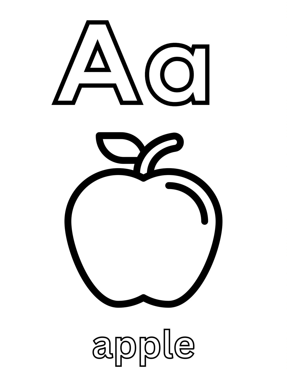 ALPHABETS COLOURING PAGES A Z Suitable for Little Hands - Etsy