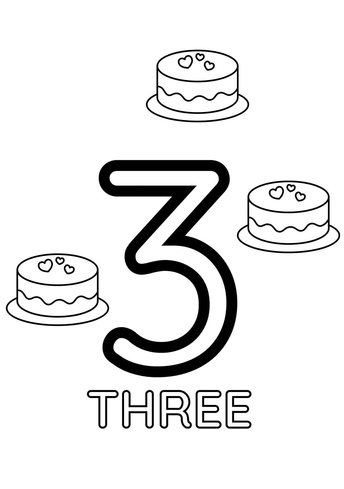 NUMBERS COLOURING 1 10 PRINTABLE Suitable for Little Hands - Etsy