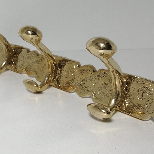 Brass Coat Rack - Etsy