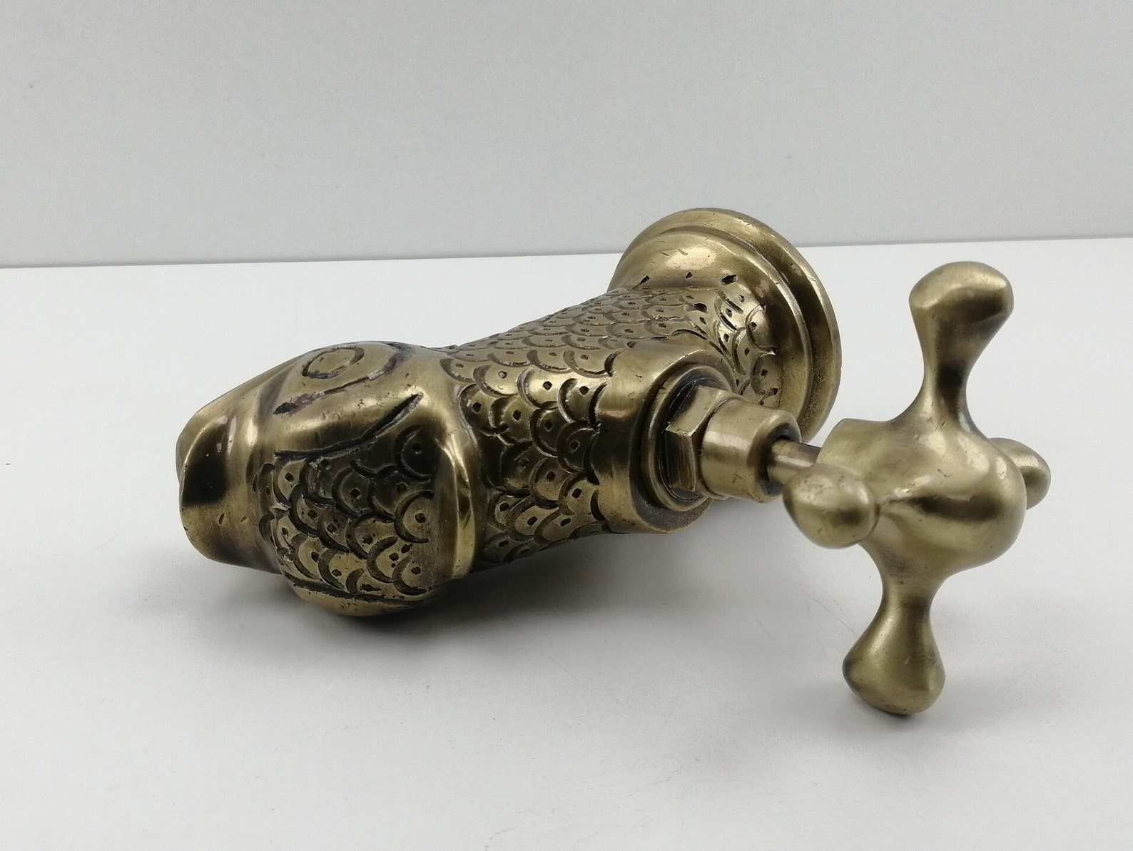 Moroccan Brass Fish Shaped Faucet 100% Handmade Unique Moroccan Design ...