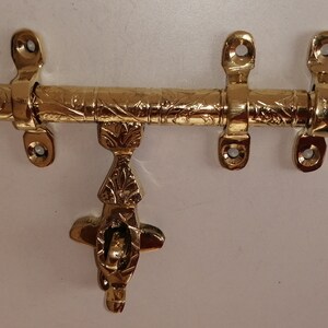 Engraved Door Lock;brass Bolt;brass Door Lock;gold Bolts;antique ...