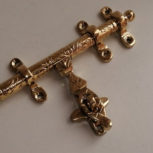 Engraved Door Lock;brass Bolt;brass Door Lock;gold Bolts;antique ...