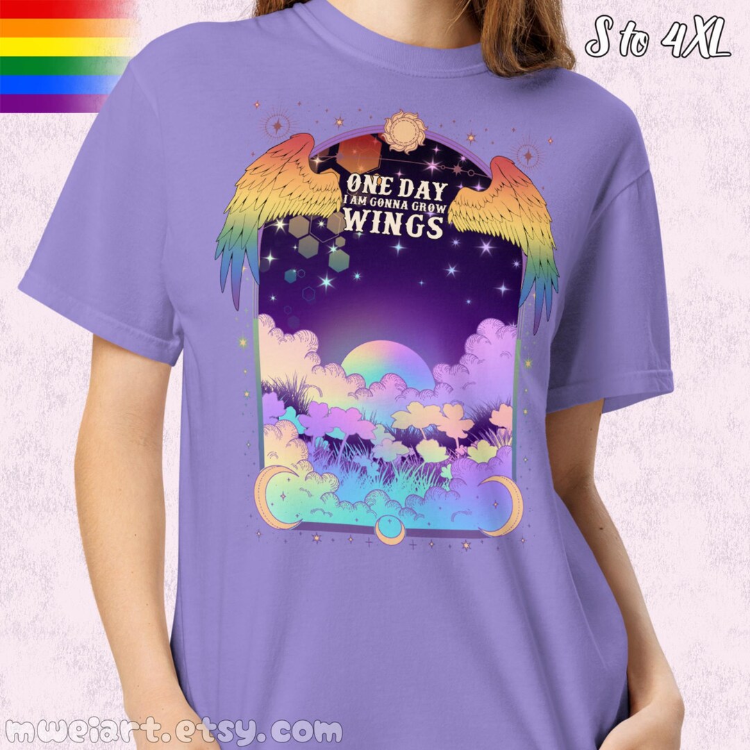 Subtle LGBTQ T-shirt | Simple Pride Flag Tee Queer, Cute Gay Pastel ...