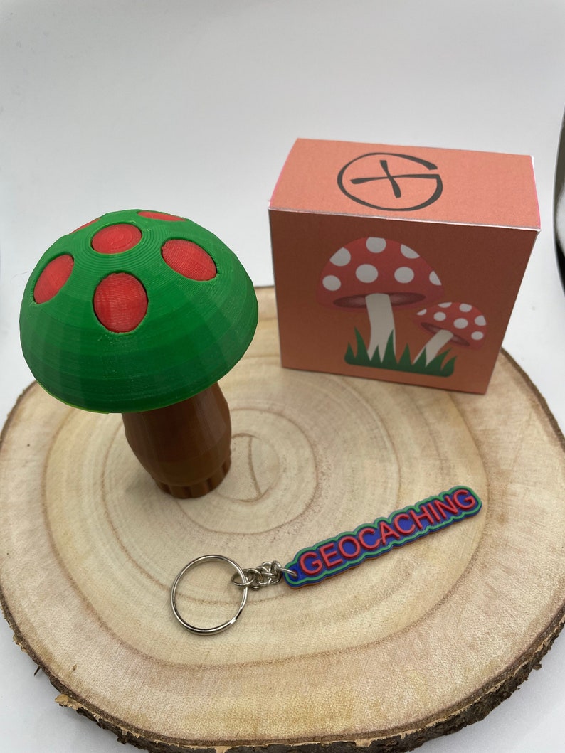 Geocache Container Tough Labyrinth Mushroom Geocache Maze Container - Etsy