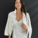 Custom White Denim Jacket Bride White Denim Custom Jean - Etsy