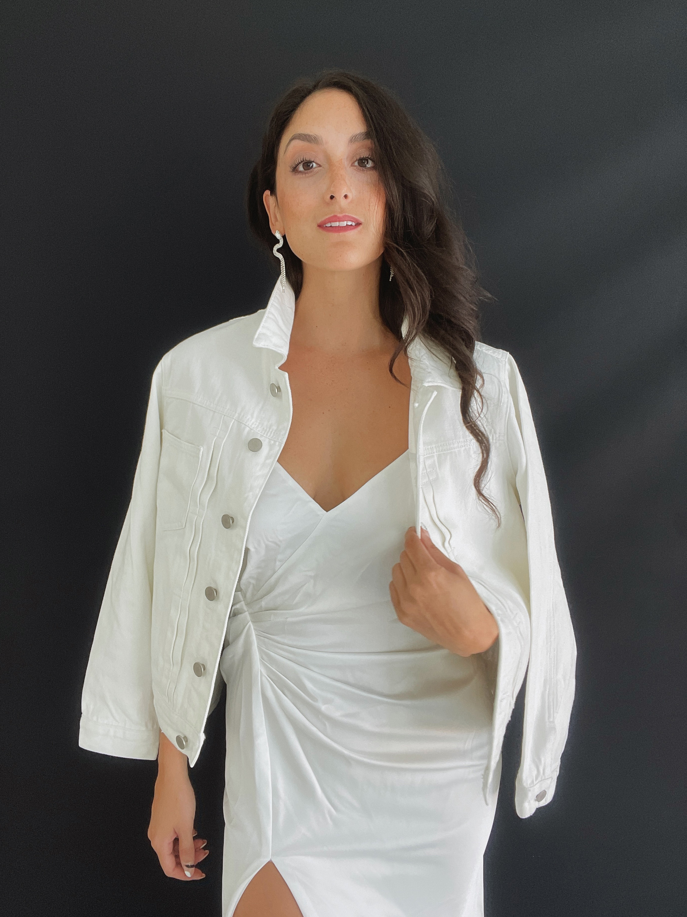 Custom White Denim Jacket Bride White Denim Custom Jean - Etsy