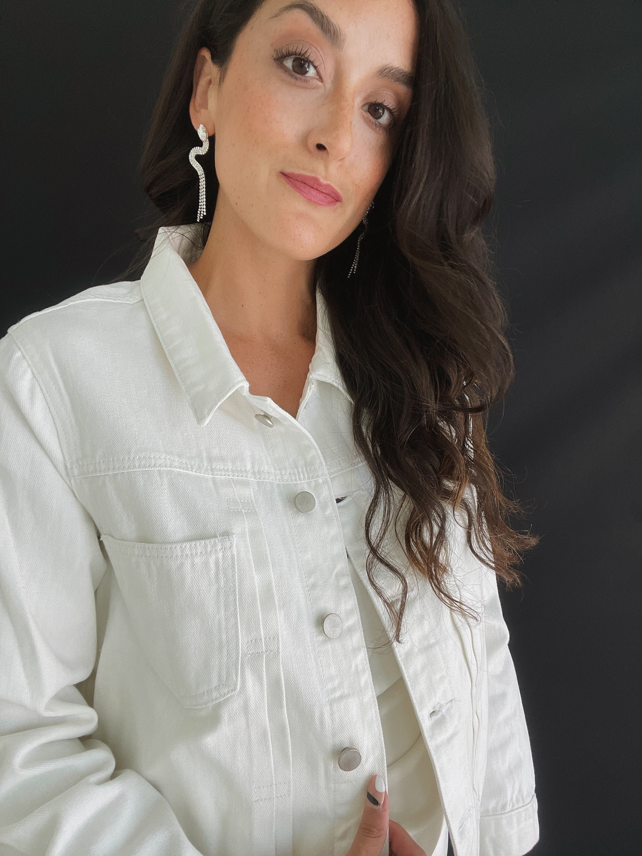 Custom White Denim Jacket Bride White Denim Custom Jean - Etsy