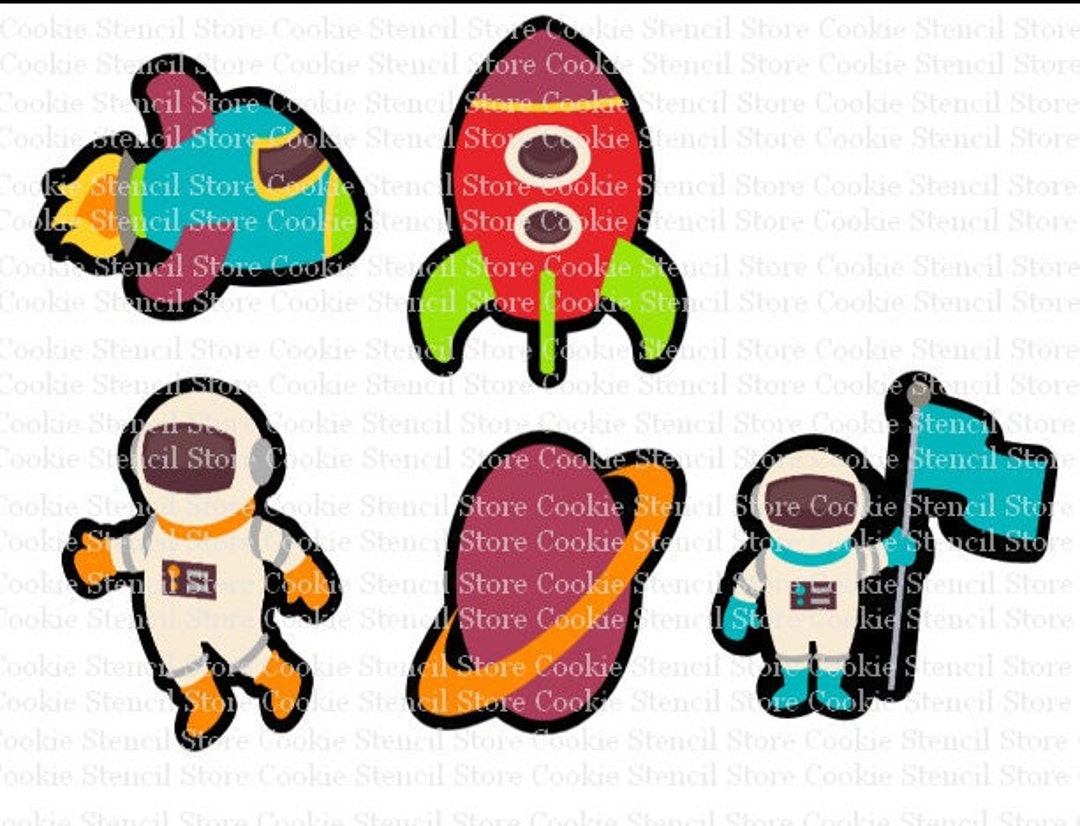 Outerspace Cookie Cutter, Space Cookie Cutter, Astronaut Cookie Cutter ...