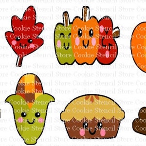 Fall Autumn Mini Cookie Cutter Set - Etsy